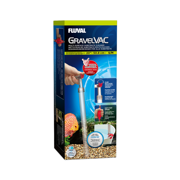 Fluval - Gravel Vac Multi-Surface Substrate Cleaner (Small/Medium ...