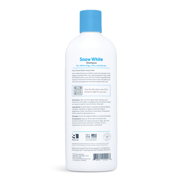 Veterinary Formula - Snow White Shampoo (503ml) – Pets Domain