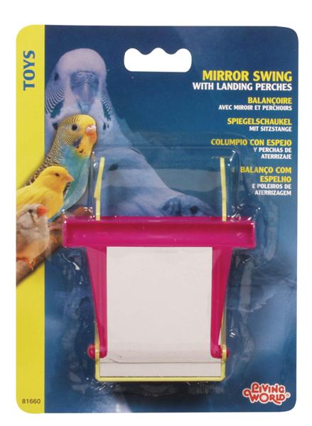 Living World - Bird Swing Mirror – Pets Domain