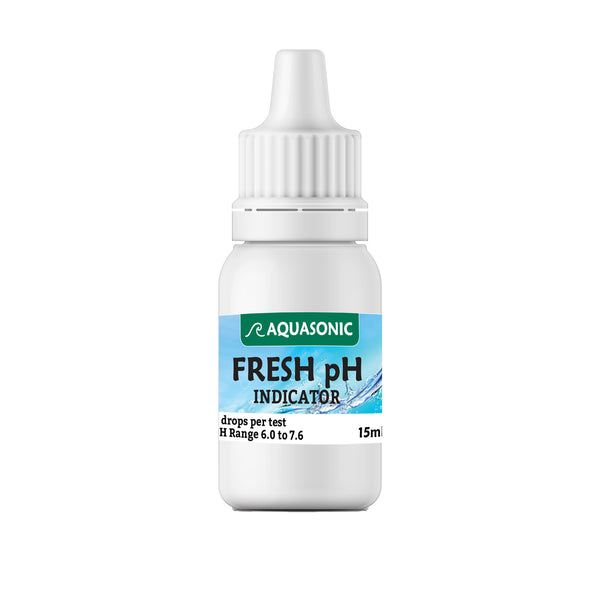 Aquasonic - Freshwater pH Indicator Solution (15ml) – Pets Domain