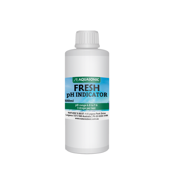Aquasonic Freshwater pH Indicator Solution 100ml – Pets Domain