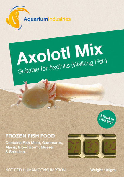 Frozen Axolotl Mix (100g) – Pets Domain
