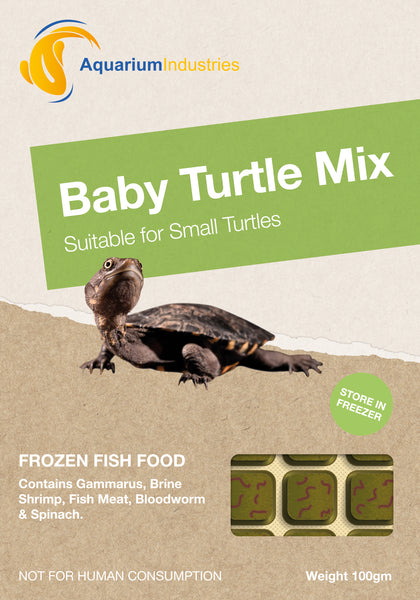 Frozen Baby Turtle Mix (100g) – Pets Domain