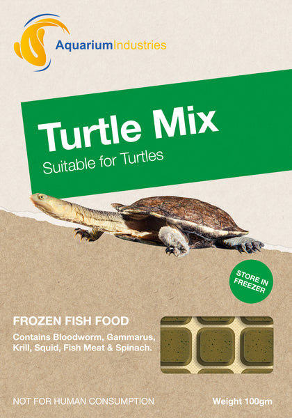 Frozen Turtle Mix (100g) – Pets Domain