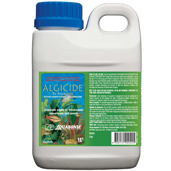 Aquasonic - Algicide (1L) – Pets Domain