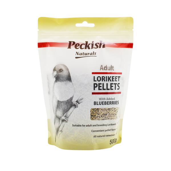 Peckish - Adult Lorikeet Pellets Blueberry (500g) – Pets Domain